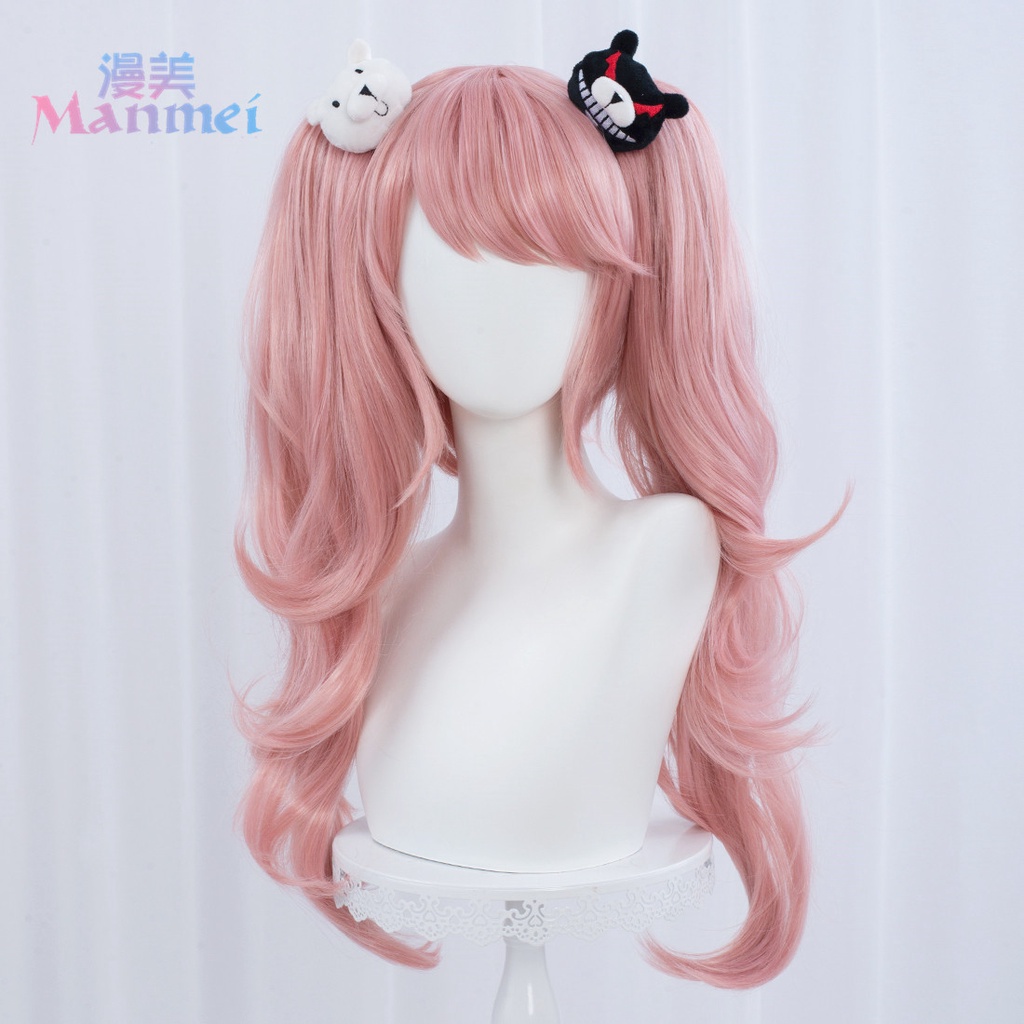 Jecarden Danganronpa Morematch Enoshima Junko Cosplay Wig Cute Pink ...