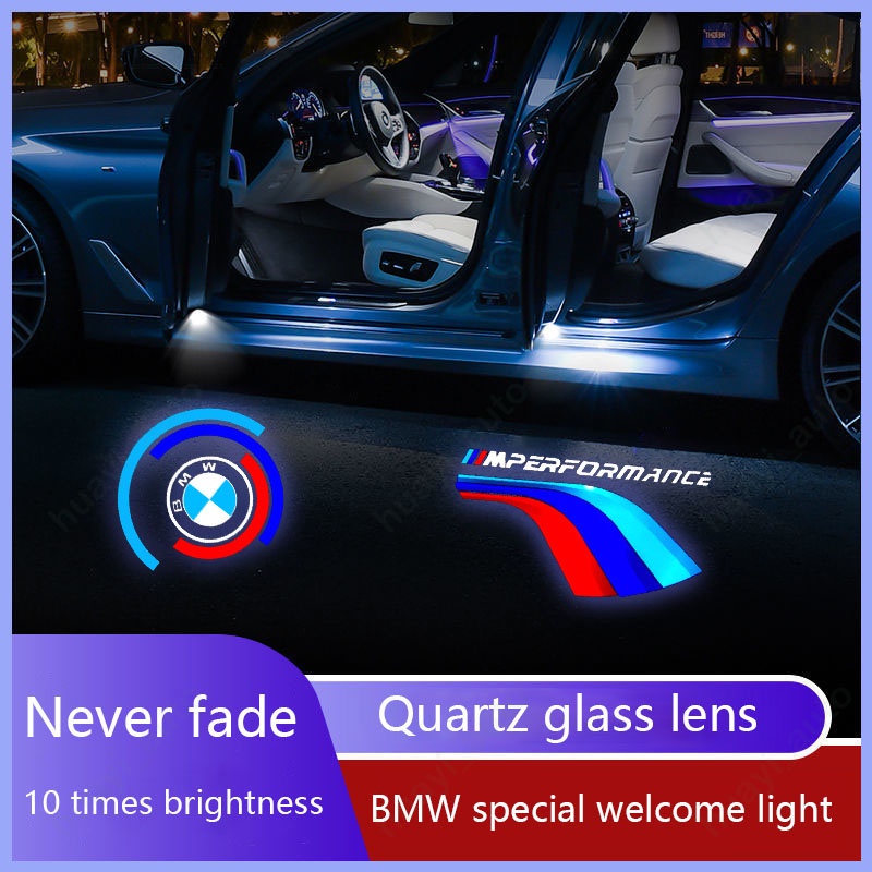 2pcs BMW LED Car Door Welcome Light Phantom Logo Laser Projector Night ...