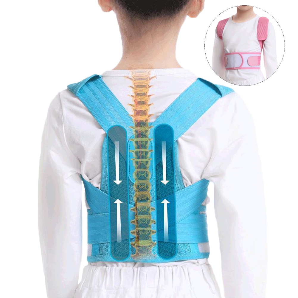 Children Back Posture Corrector Orthopedic Corset Shoulder Lumbar Wasit ...