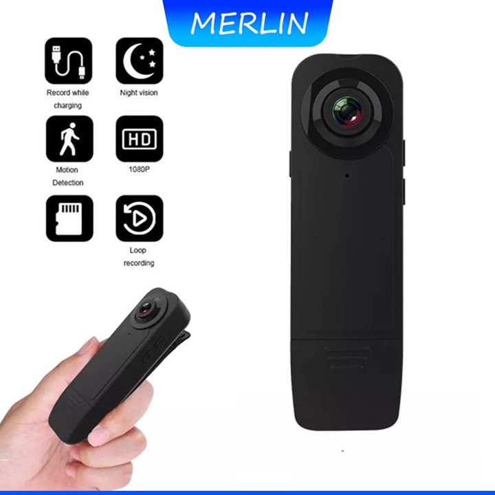 MERLIN Small camera action camera hidden camera spy camera outdoor mini ...