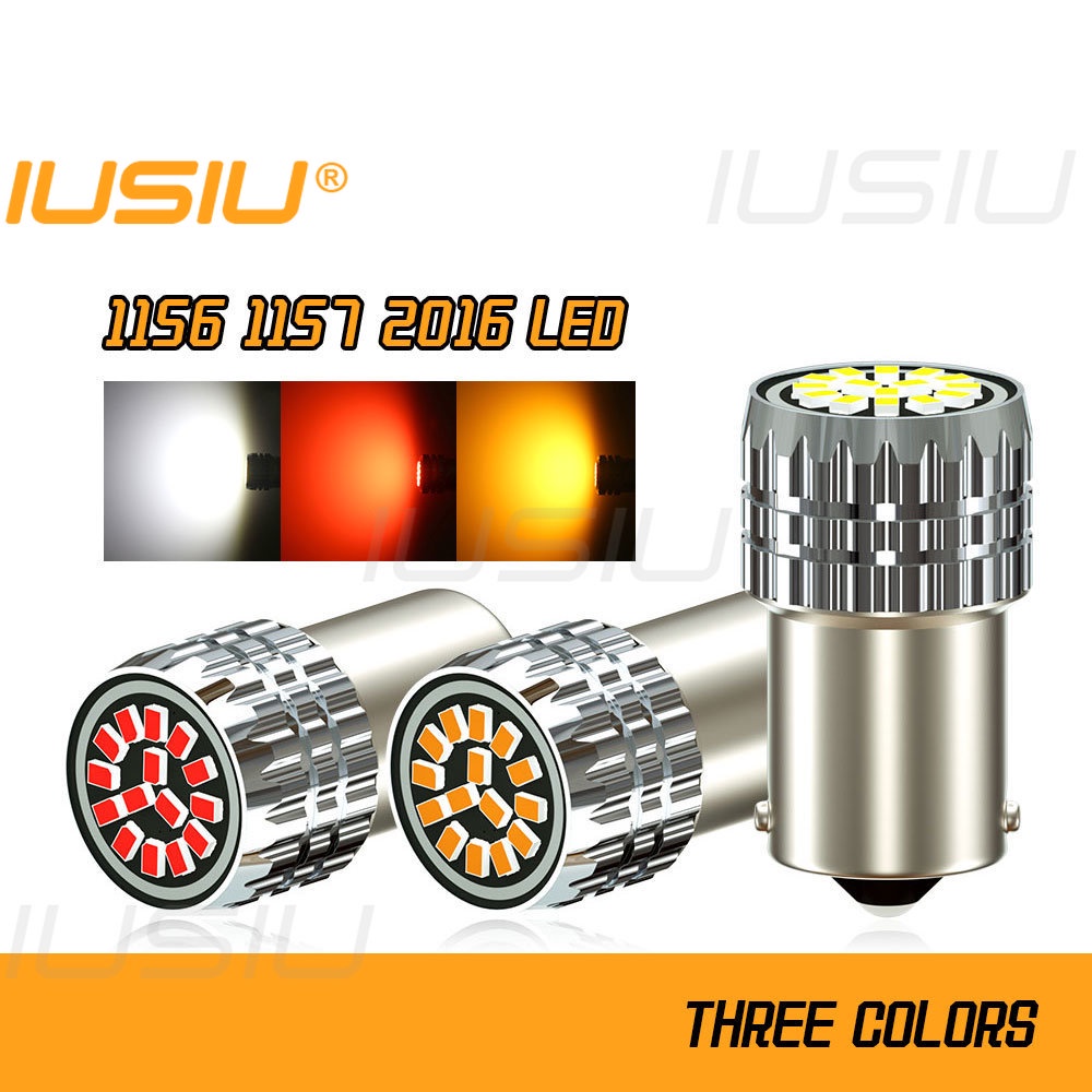 IUSIU 2PCS 1157 Led 1156 P21W P21 5W 15SMD 2016 Brake Light for Car ...