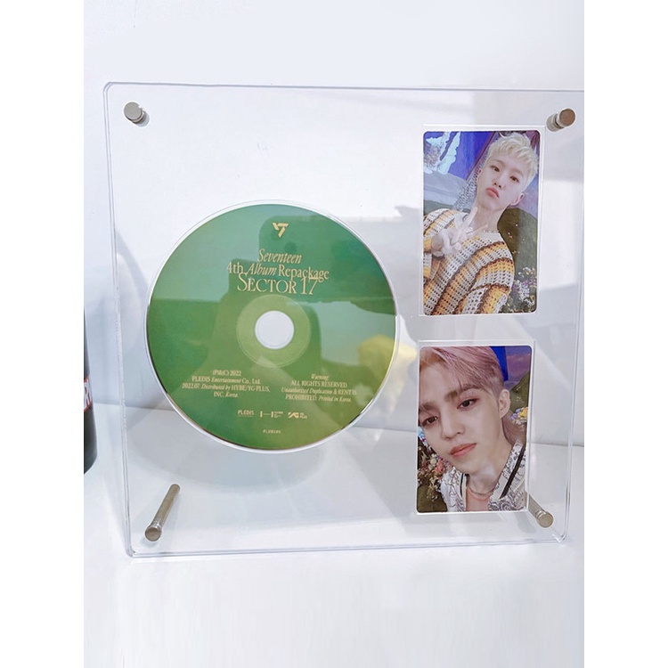 CD Small Card Display Frame Album Photo Frame Acrylic Transparent Card ...