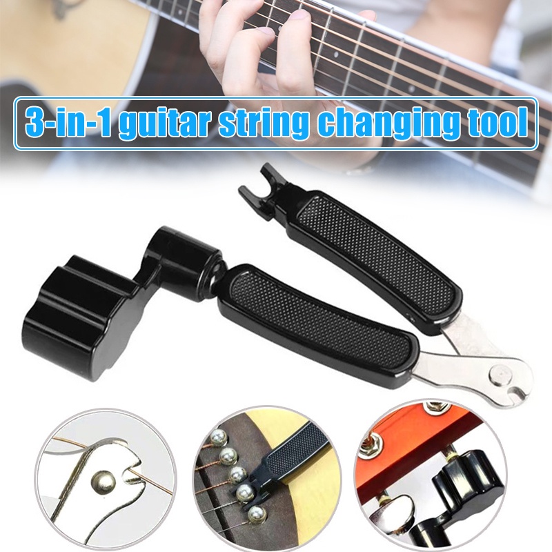 Guitar Accessories Guitar String Changer 3 in 1 Strings Cutter Winder ...