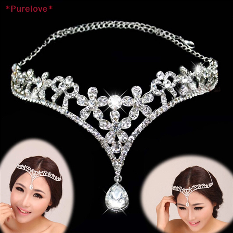 Purelove> Rhinestone Band Bridal Tiaras Crowns Princess Prom Crown ...