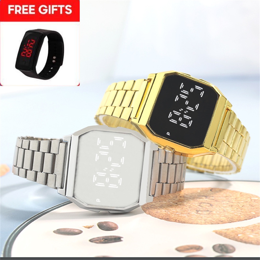 【Buy 1 Get 1 Free】LED Touch Watch Student Men's Women's Digital Watch ...