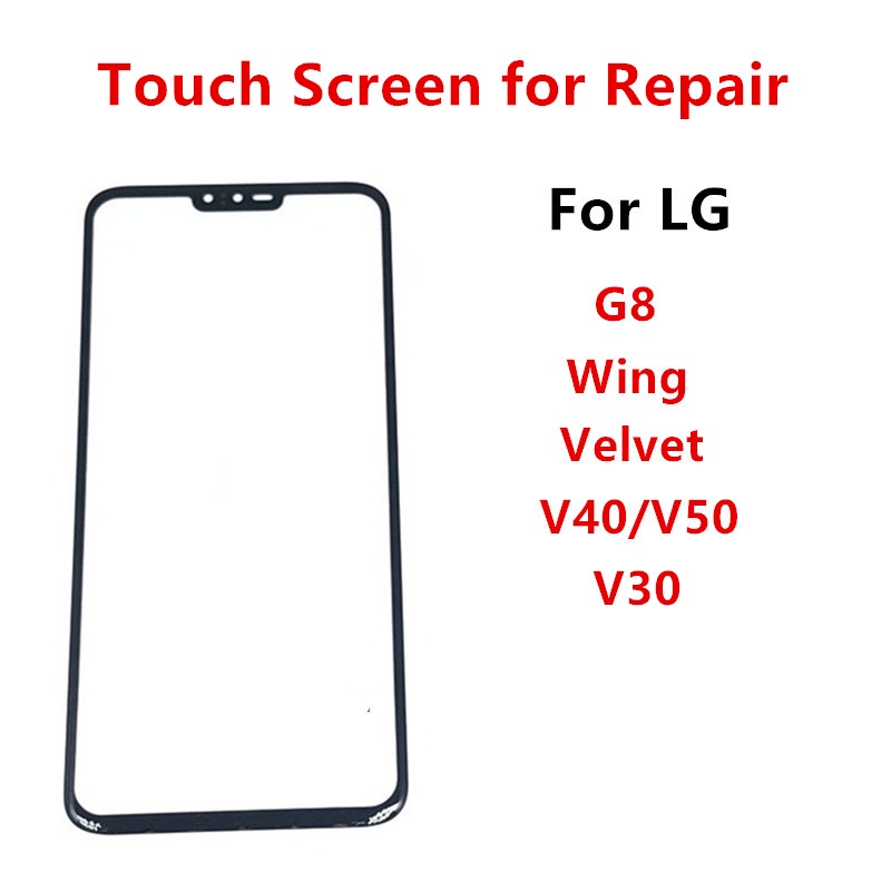 Outer Glass For LG Velvet 5G G9 G8 Wing V40 V50 ThinQ V30 LCD Display ...