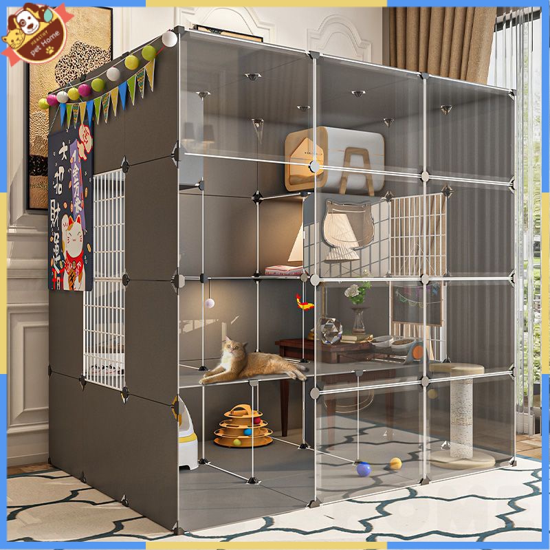 Panoramic Cat Villa Cat Cage Home Super Free Space Indoor Cat Cabinet