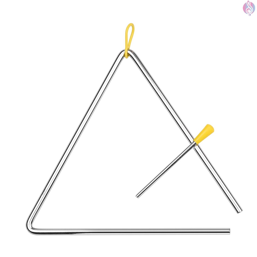 In Stock 10 Inch Triangle Bell Triangolo with Metal Mallet Idiophone ...
