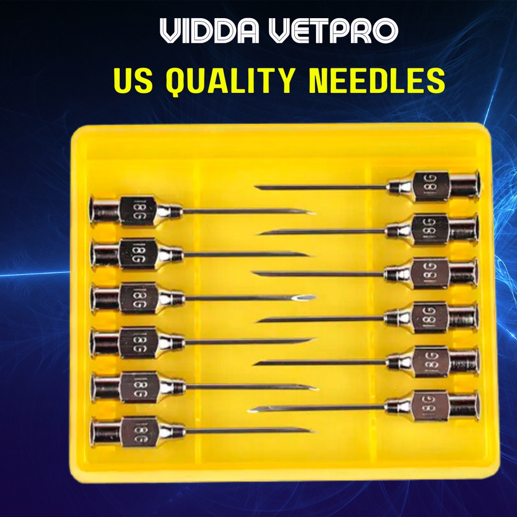 1 Dozen Vidda VetPro syringe needle gauge 16 syringe needle gauge 12 ...
