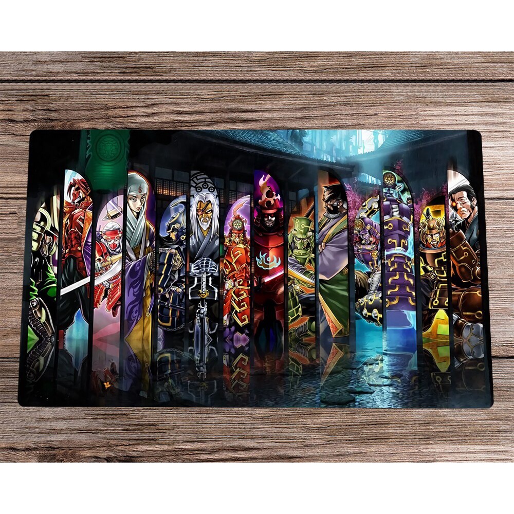 YuGiOh Playmat Six Samurai Deck Trading Card Game Mat TCG CCG Pad Board ...