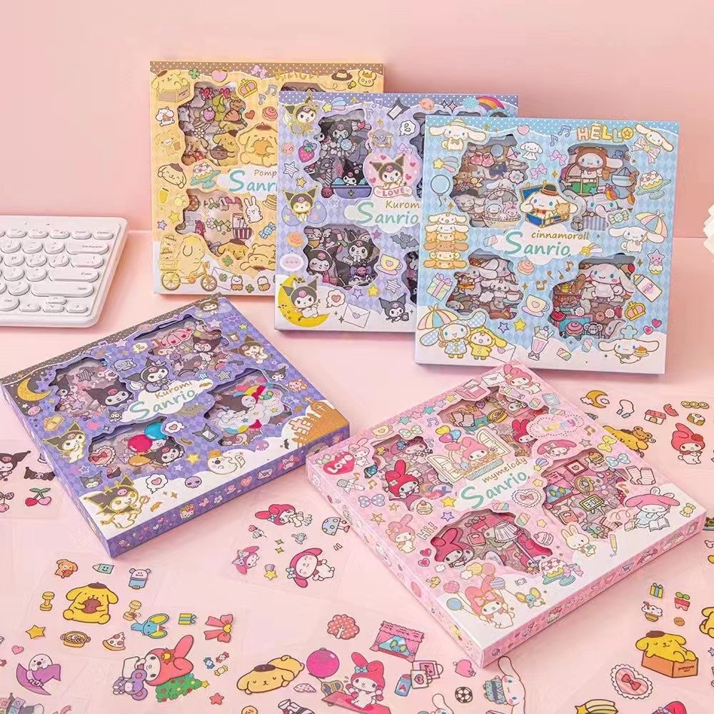 32Sheet Sanrio Kuromi Melody Hello Kitty Cinnamon Pom Pom Purin ...