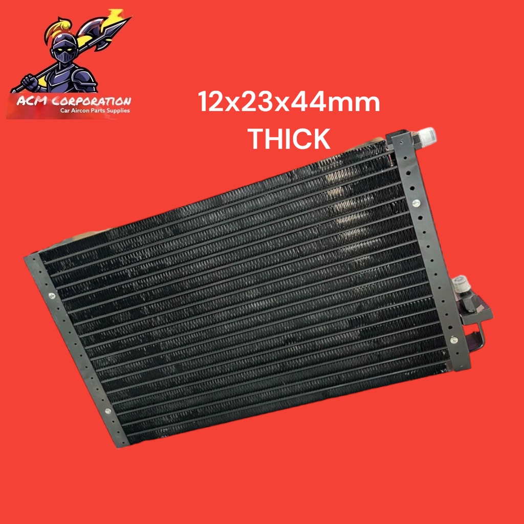 Long Condenser 12x23x44mm THICK Serpentine Car Aircon Universal ...
