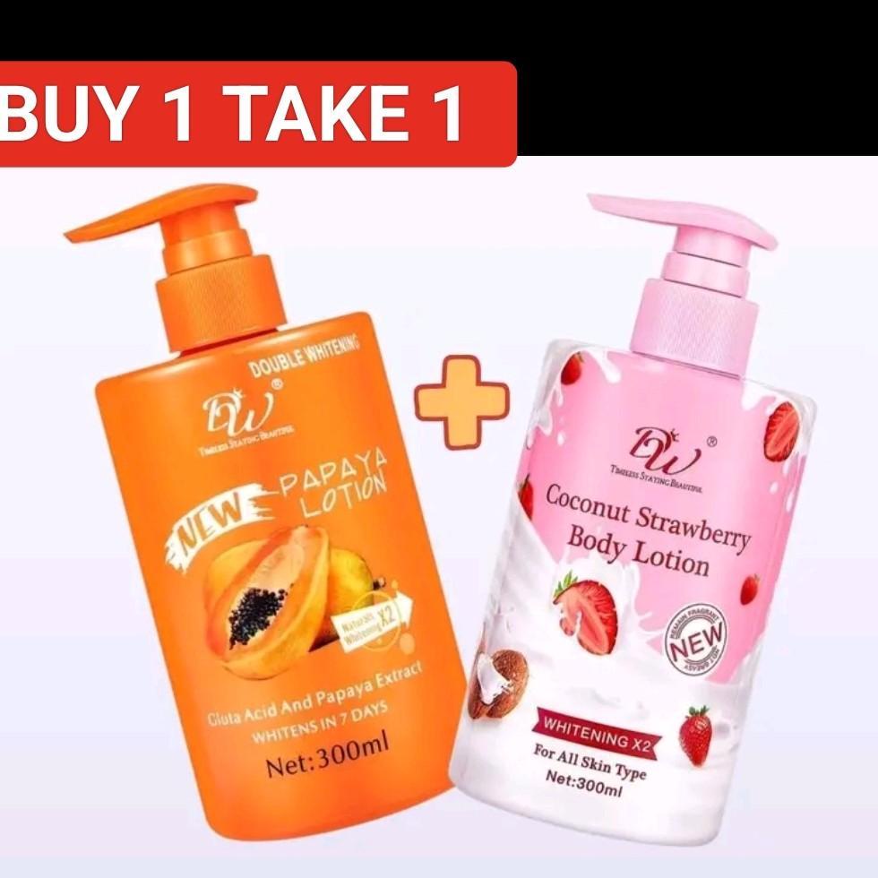 BUY 1 TAKE 1 Papaya + cocoberry whitening lotion mabango perfume ...