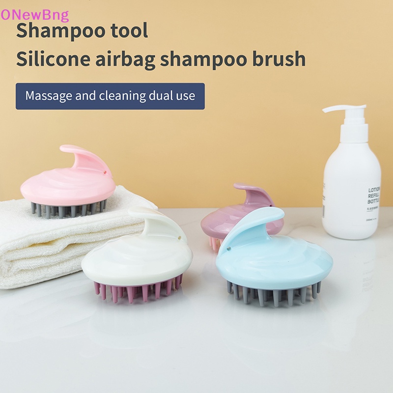 ONew Portable Hair Scalp Massager Shampoo Brush Handheld Round Remove ...