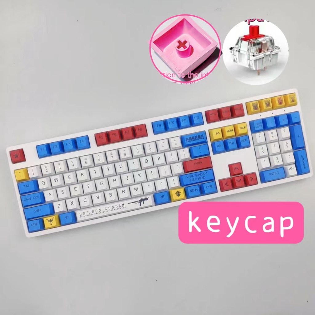 Gundam Keycap PBT Keycap Suitable for Mechanical Keyboard Unique Keycap ...
