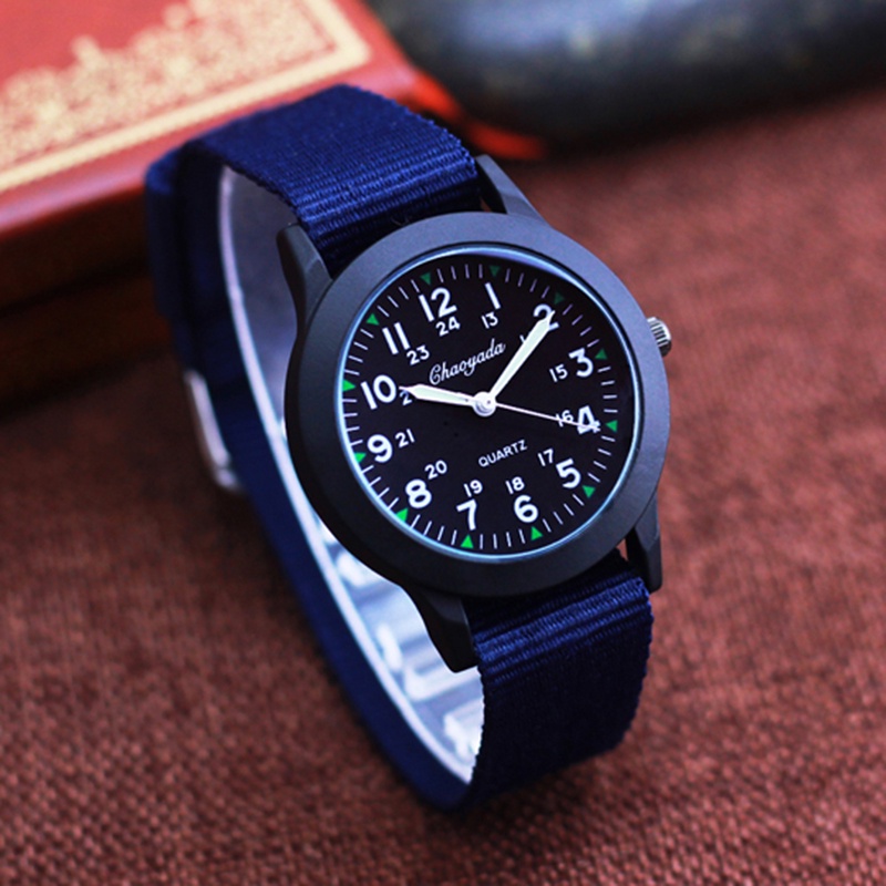 Kids Boys Fashion Cool Quartz Saber Watch Student Canvas Wrist Watch ...