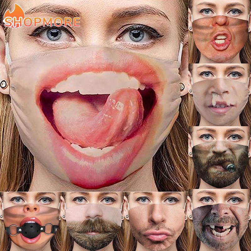 [Serendipity] Halloween Cosplay Scary Mask / Funny Face Masks for ...