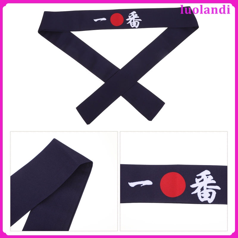Sushi Chef Bandana Samurai Headband White Headbands Women Fashion ...