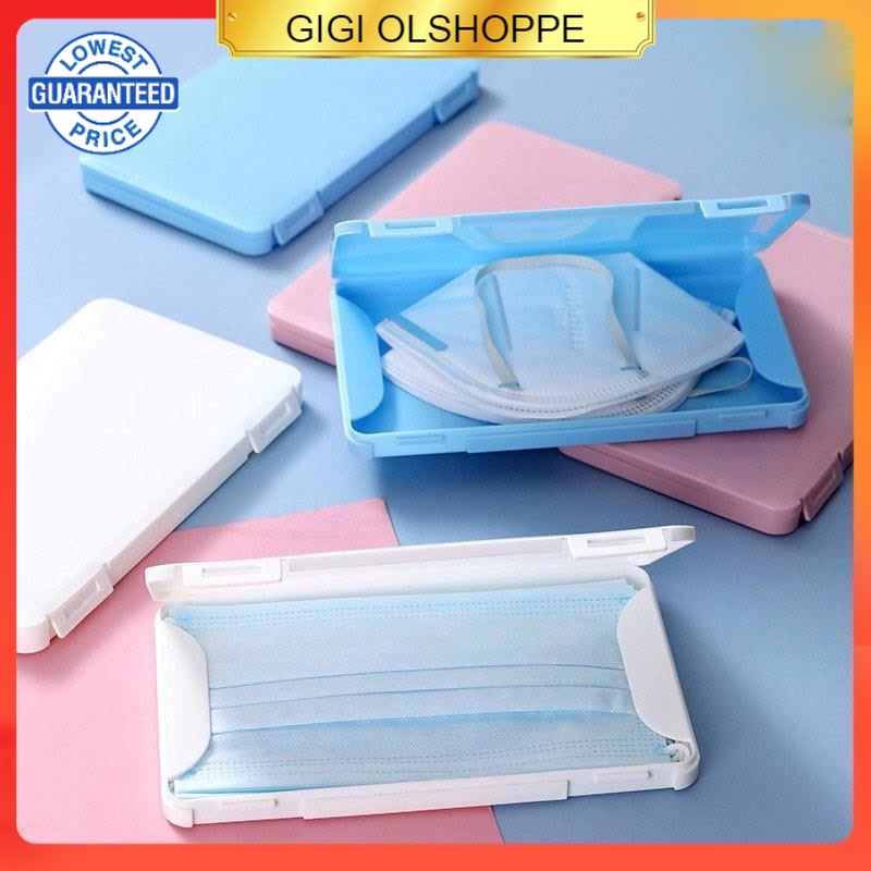 Gigi Face Mask Storage Case Dustproof Carry Box Masks Container ...