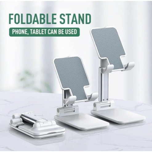 Telescopic Folding Smart Phone Tablet Stand Adjustable Holder For All ...