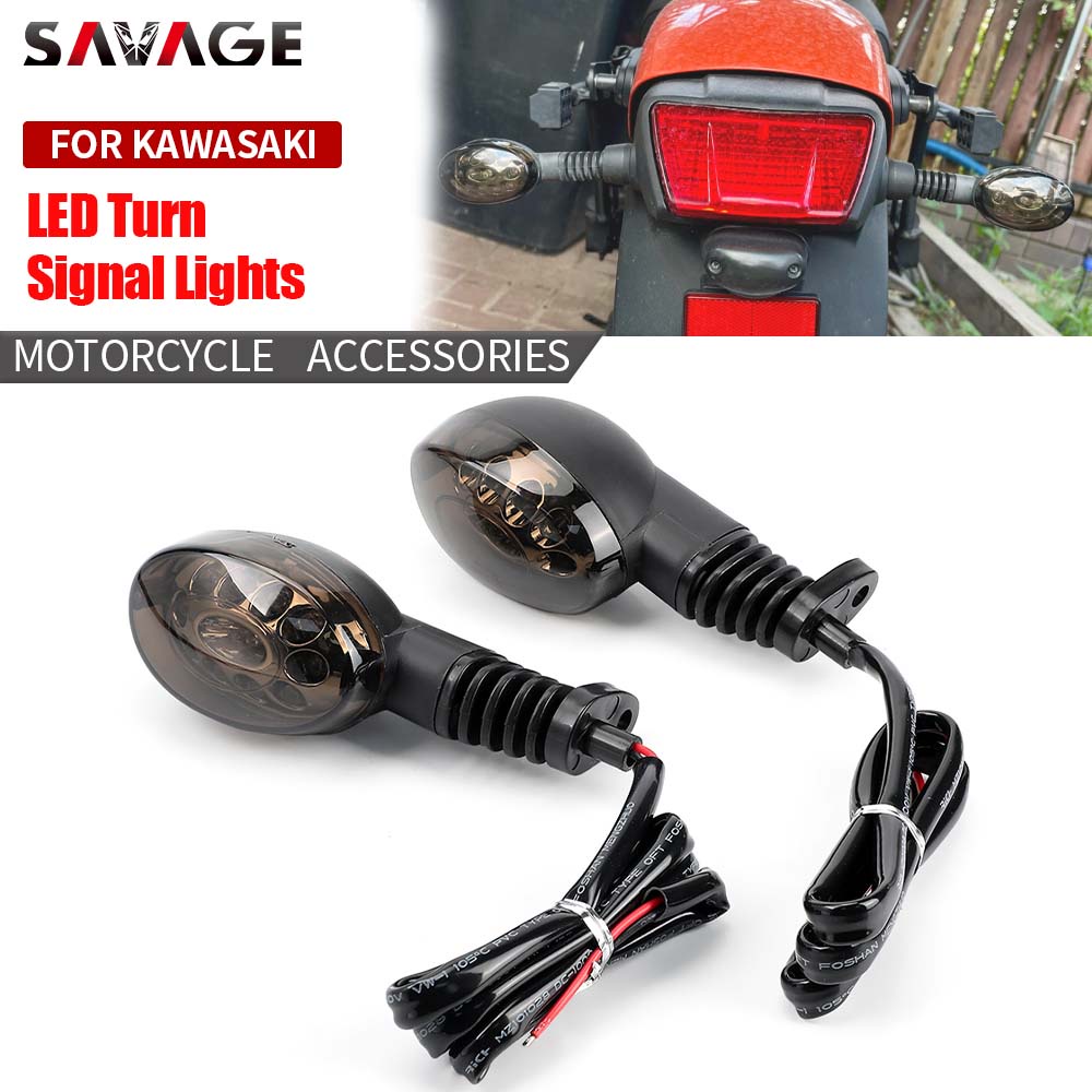 Front Rear Indicator Light For KAWASAKI KLX 125 150 230 250 D-TRACKER ...