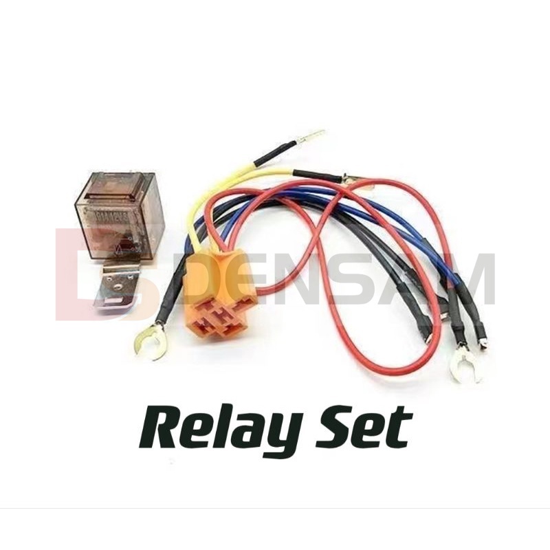 Motorcycle Horn Relay Mini Driving Light Relay Socket and Harness 12V ...