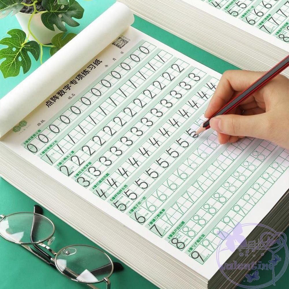 AVALENTINE Dot Matrix Digital Tracing Book, Alphabets 26 English ...