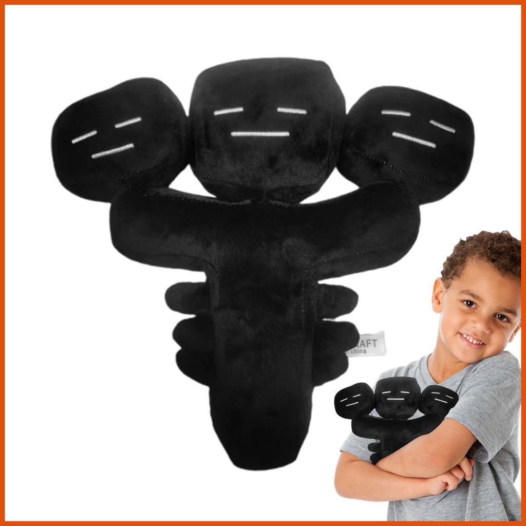 Siren Head Plush Three-Heads Game Black Plush Stuffed Toy Soft Kawaii ...