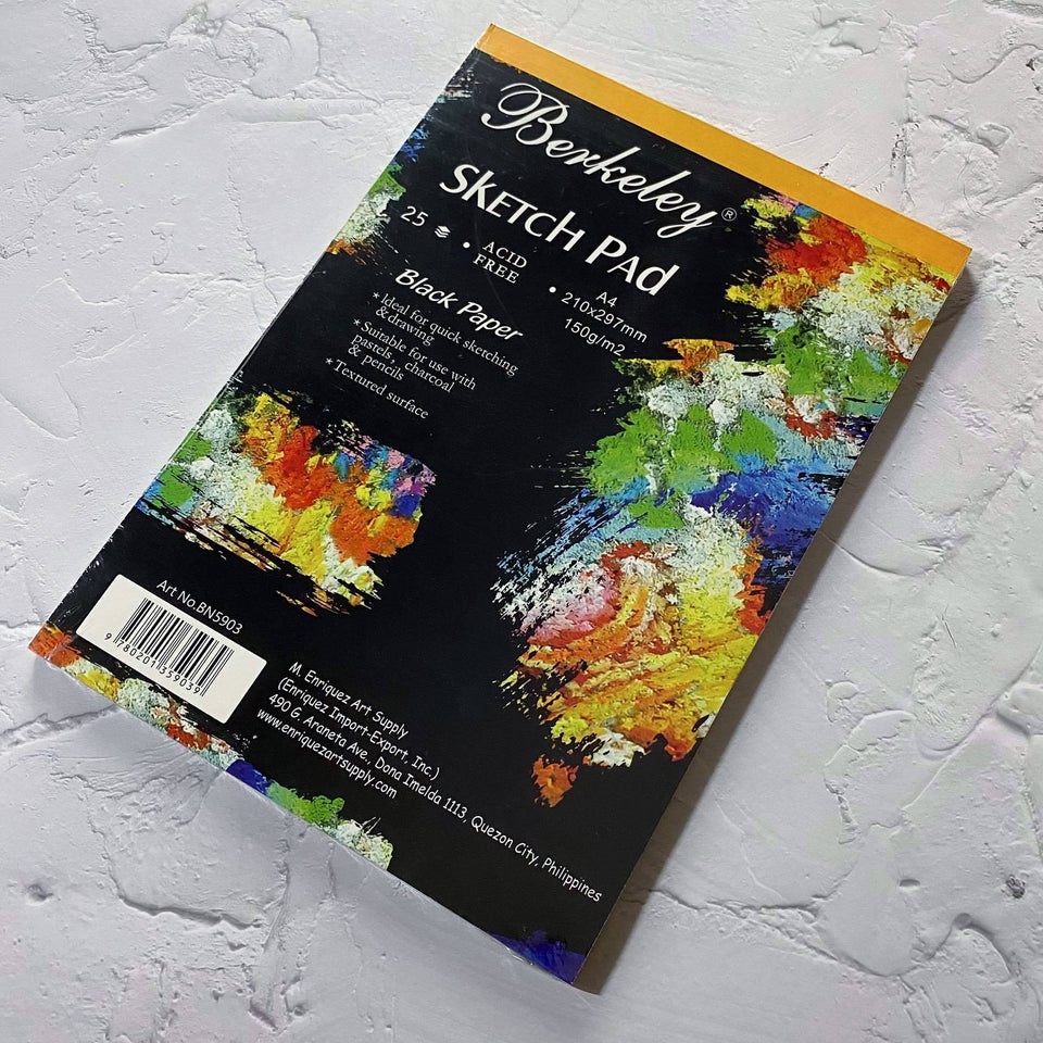 Berkeley Sketchpad Black Paper A4/25pages | Shopee Philippines