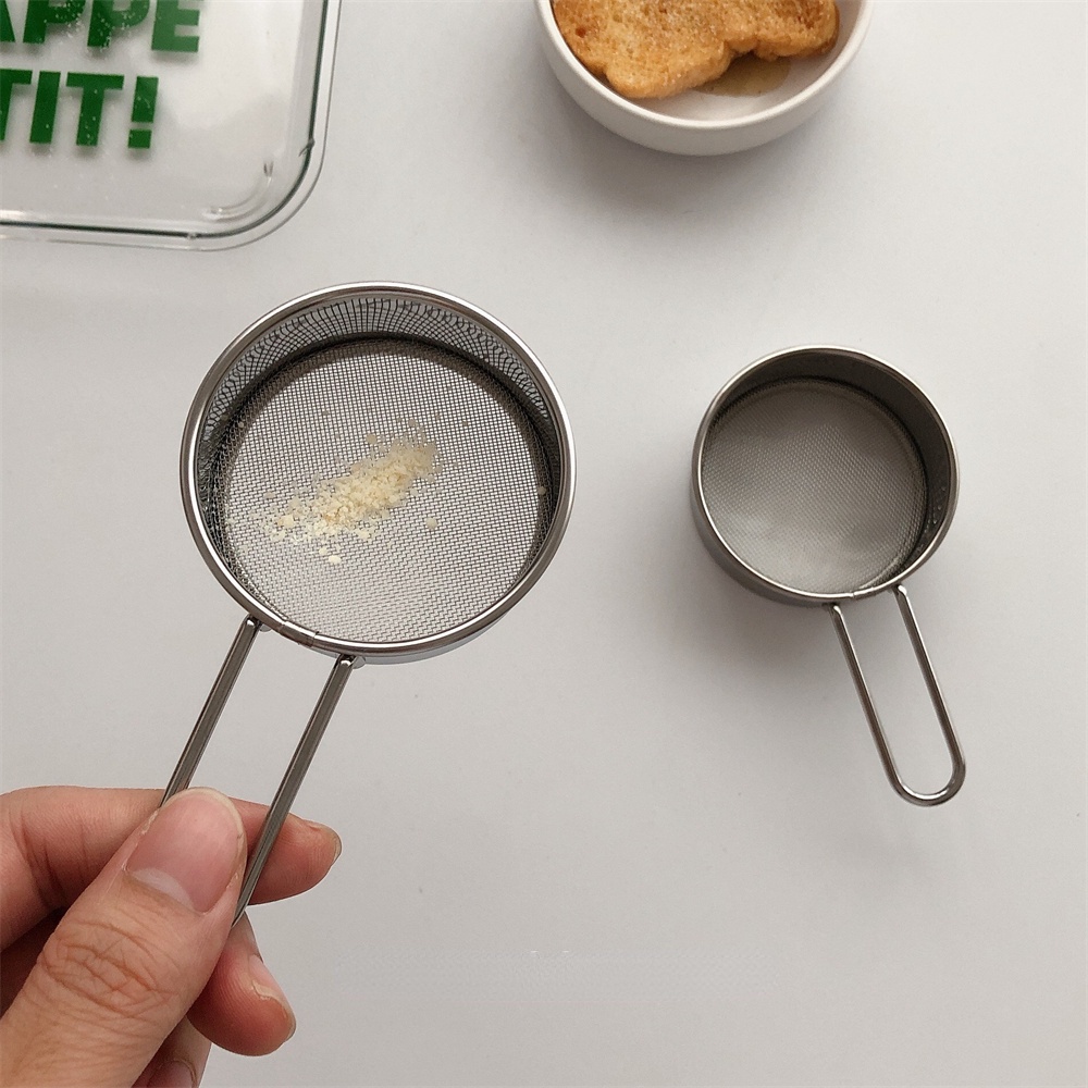 HERA Mini Flour Sifter Flour Sieve Stainless Steel Colander Fine Mesh ...