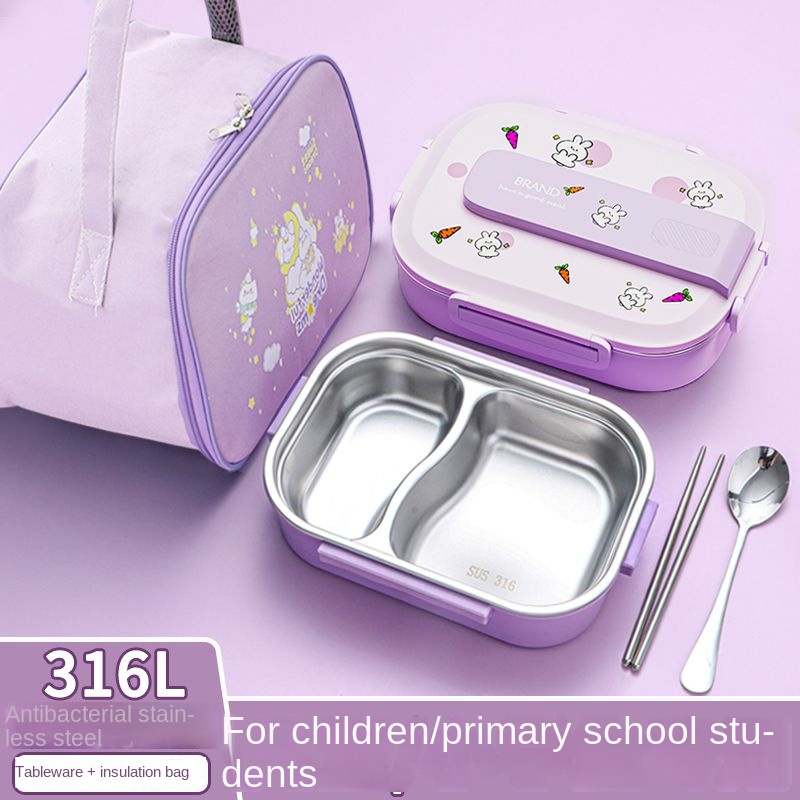 Stainless Steel 316 Insulated Lunch Box Primary School Student Student ...