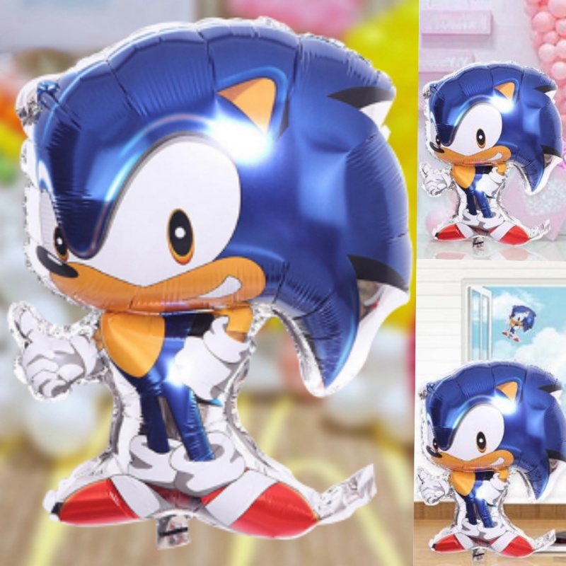 Sonic Foil Balloon Cartoon Figure Helium Balloon Birthday Party ...
