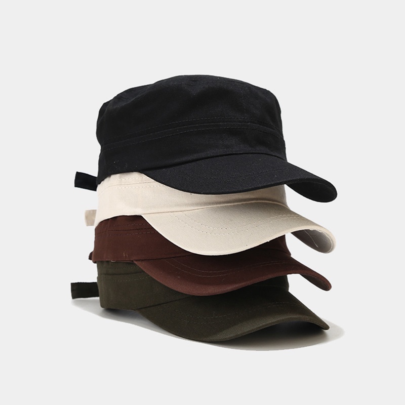 FANCY Fashion Mens Womens Army Cap Hat Sun Baseball Cadet Plain Cap ...