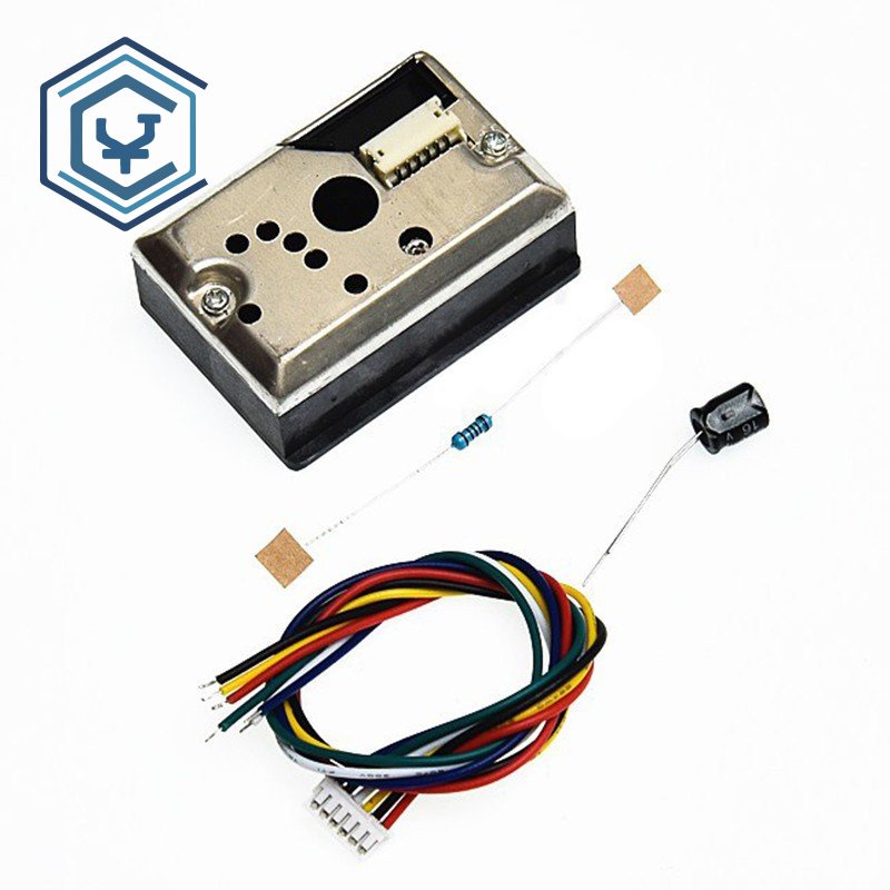 GP2Y1014AU Compact Optical Dust Sensor Smoke Particle Sensor With Cable ...