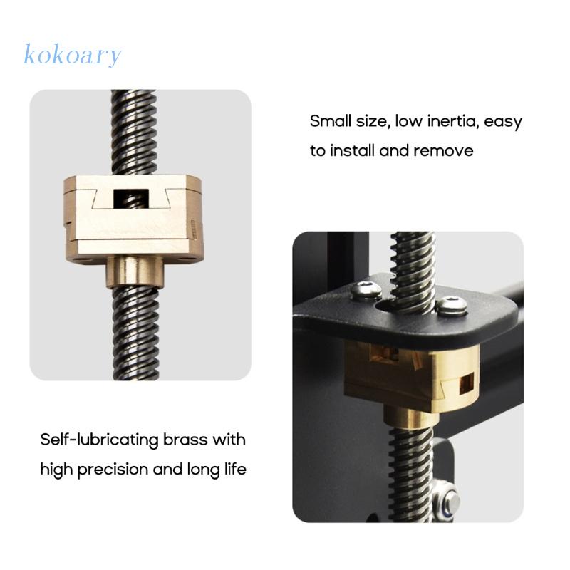 Utak Upgraded Brass Z-axis Coupler Oldham Coupling Fit for Ender3 Pro ...