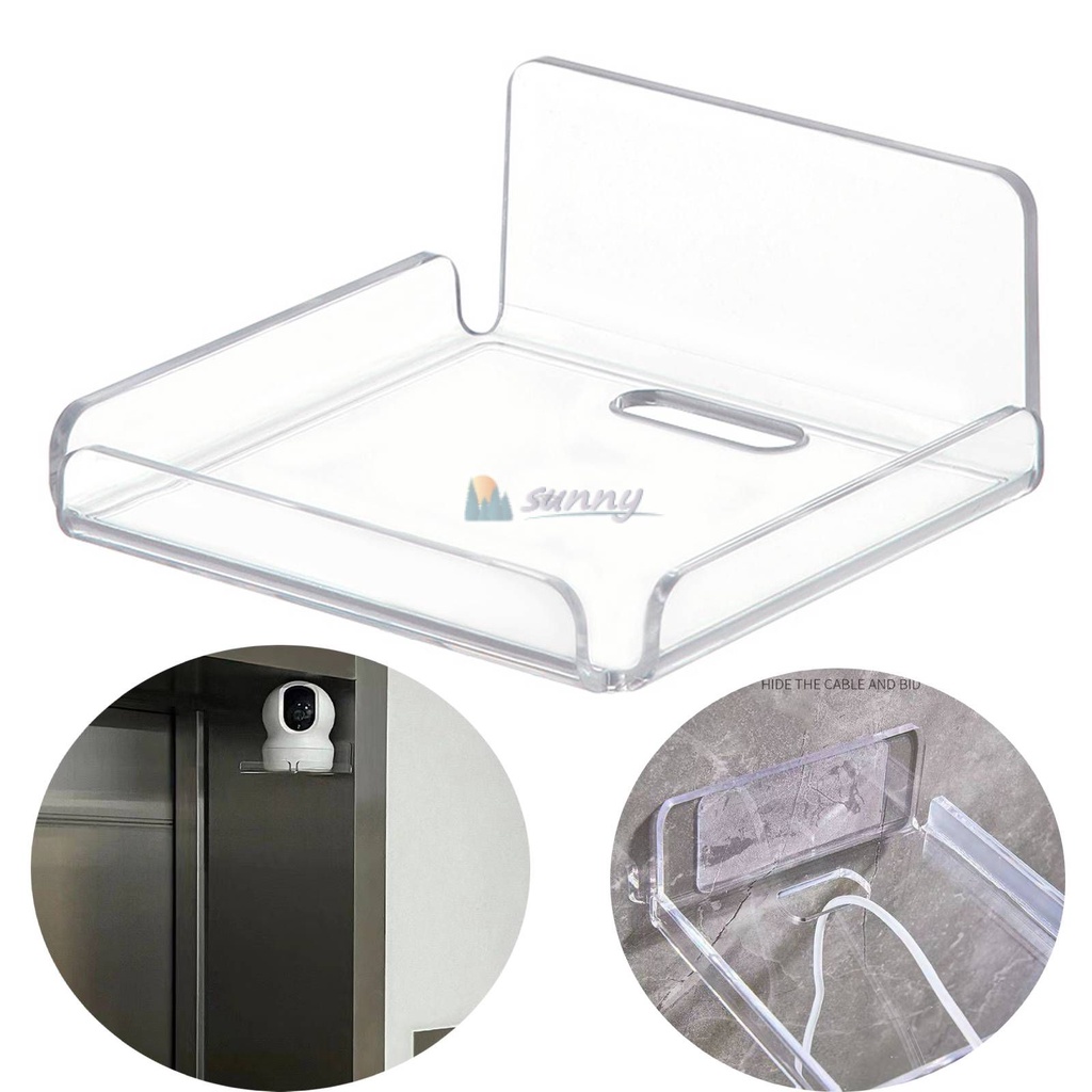 Wall Mount Floating Stand Shelf For Security Camera Mini Bedroom ...