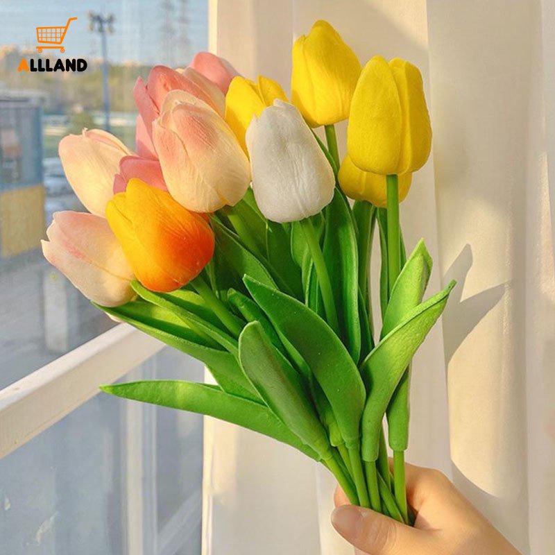 1Pc Artificial PU Tulip Flower/ Simulation Real Touch Fake Tulip/ Home ...