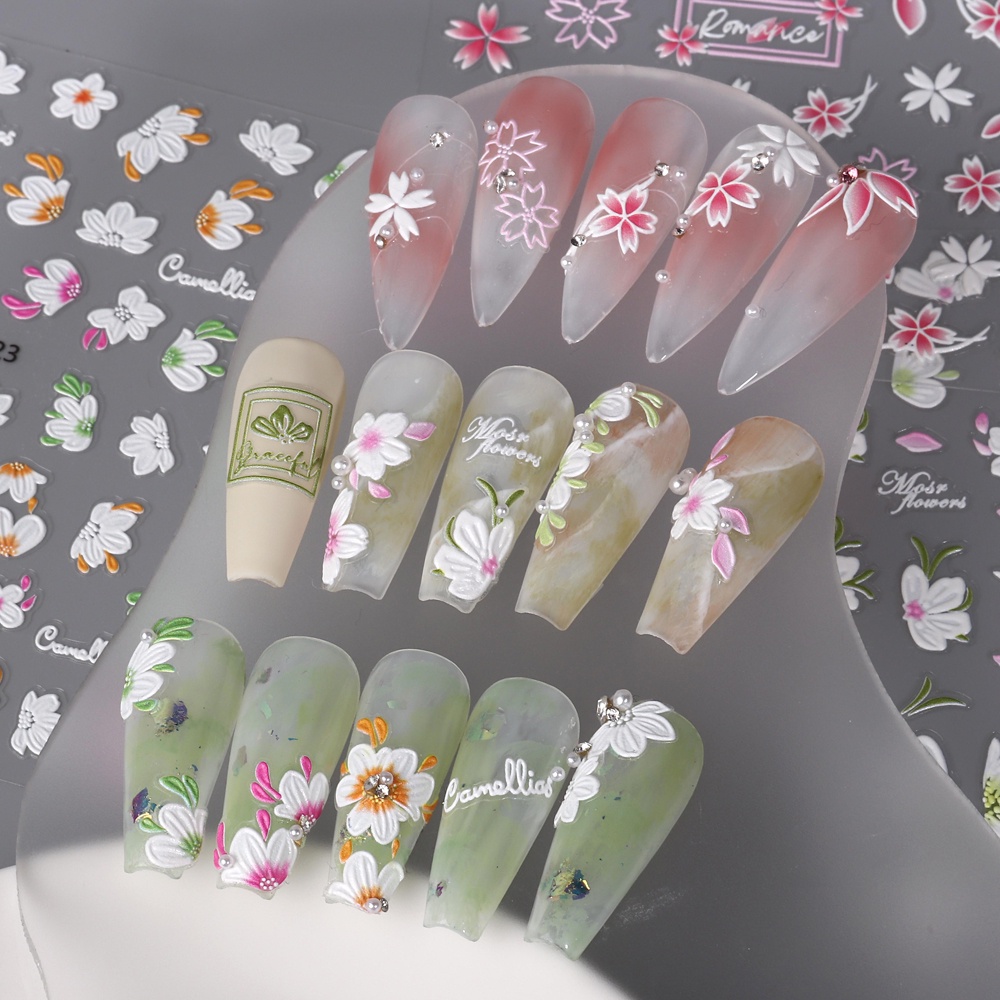 HAHA 2023 New Nail Enhancement Decal Wholesale Small Red Book Hot Style ...