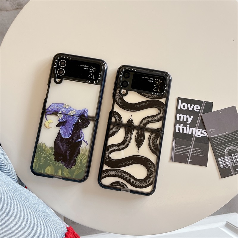 Wiseman Samsung Galaxy Z Flip5 5G Fashion Phone Case Folding Z Flip 3/4 ...