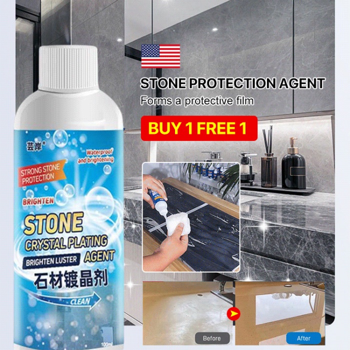 Universal stone crystal plating agent Stoneworks Granite Sealer Nano ...