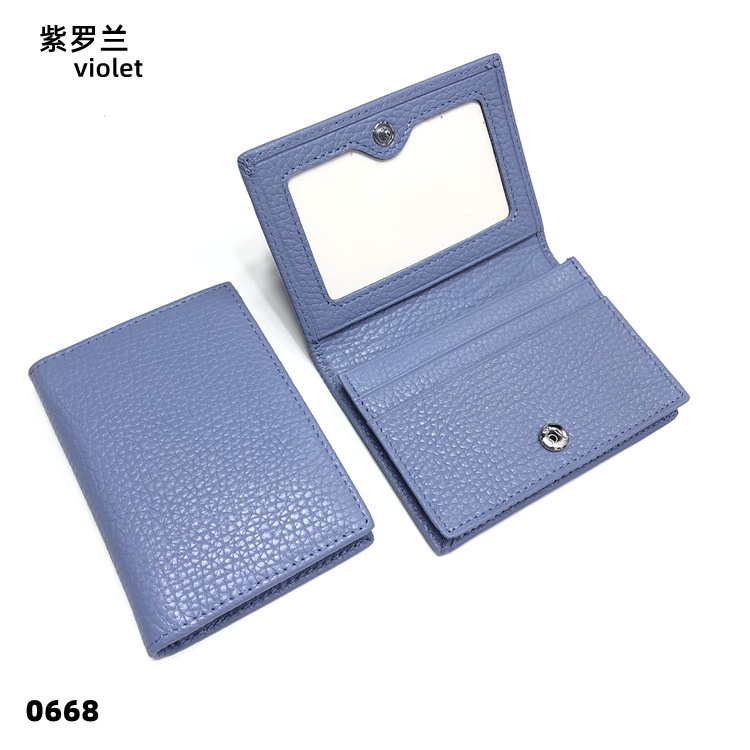 GENODERN Leather Business Card Holder Men and Women Business Cowhide ...