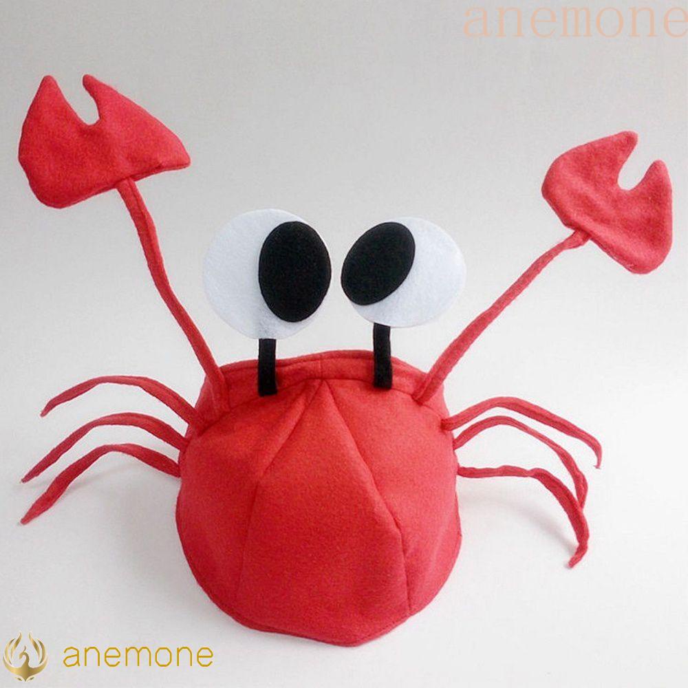 Halloween Cute Festival Adult Red Crab Hat Costume Lobster Funny ...