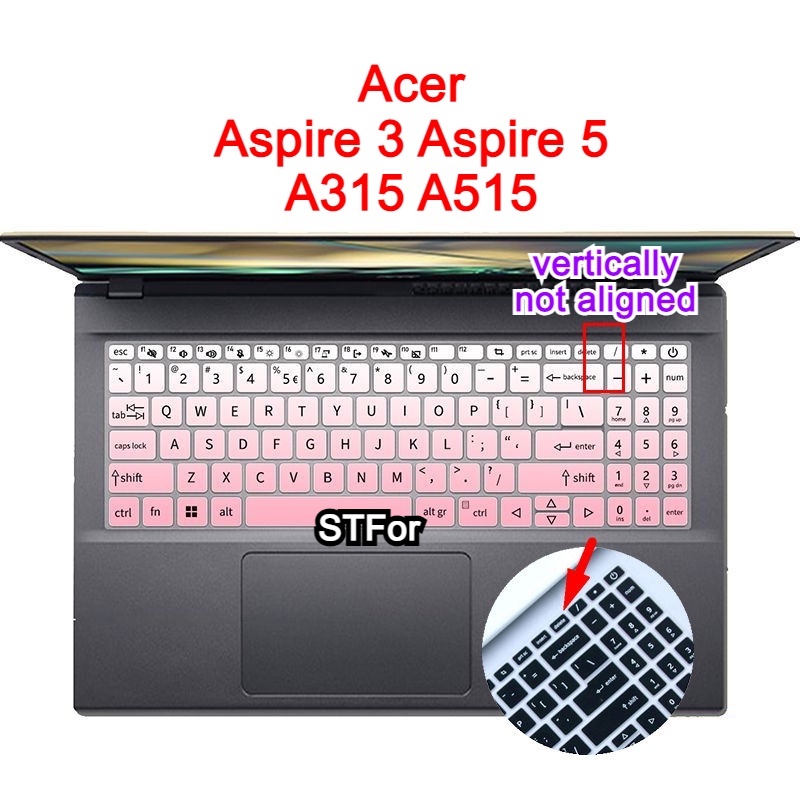 New Acer Keyboard Cover for Acer Aspire 3 A315 A315-59 A315-24P A515-57 ...