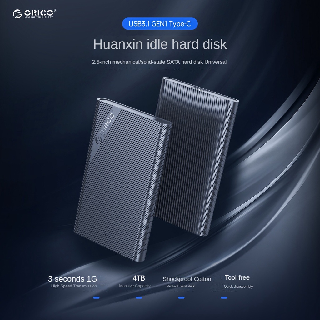 ORICO HDD Enclosure Type C Cable External Hard Drive 4TB 2.5 Inch HDD ...