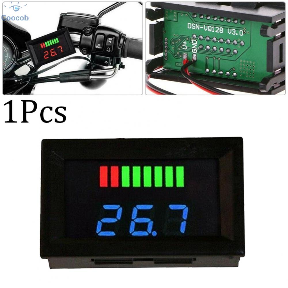 LED Digital Voltmeter Lithium Batteries Panel Meter 8 Levels Battery ...