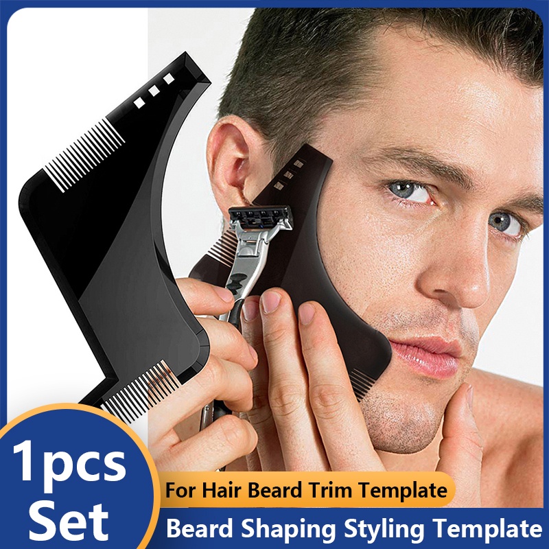 Men's Beard Comb Sideburns Styling Comb Men Double Sided Beard Shaping ...