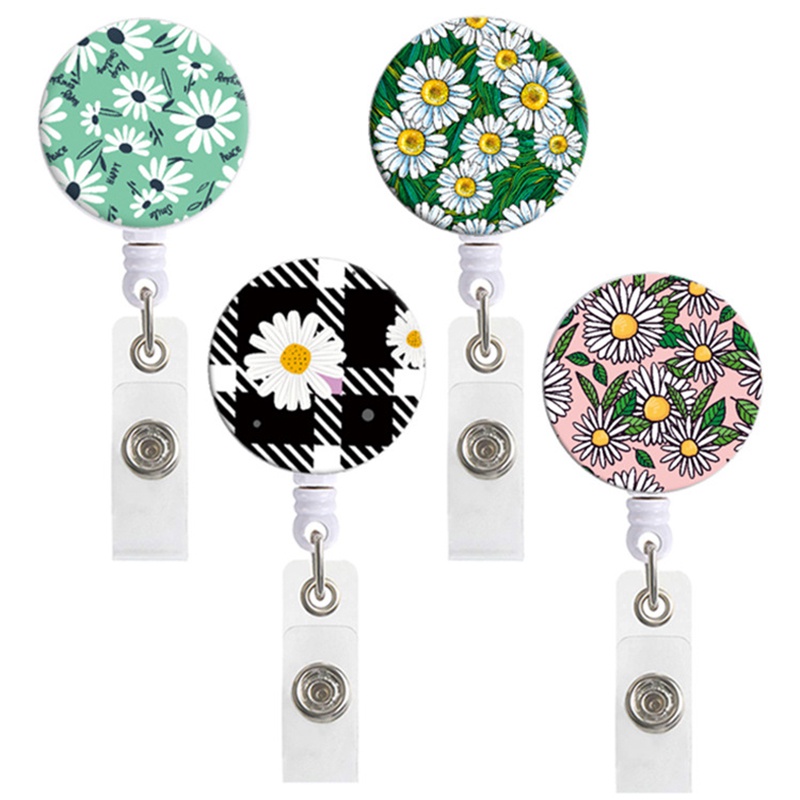 Badge Reels Holder Retractable Keychain Heavy Duty with ID Clip for ...