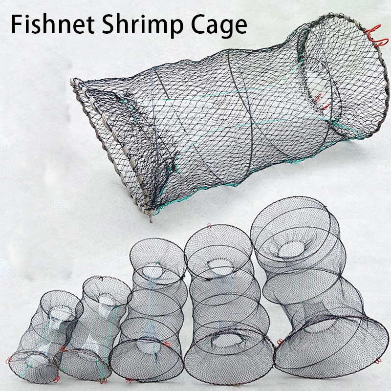 Large fishnet shrimp cage folding crab fish shrimp cage fishing bait ...