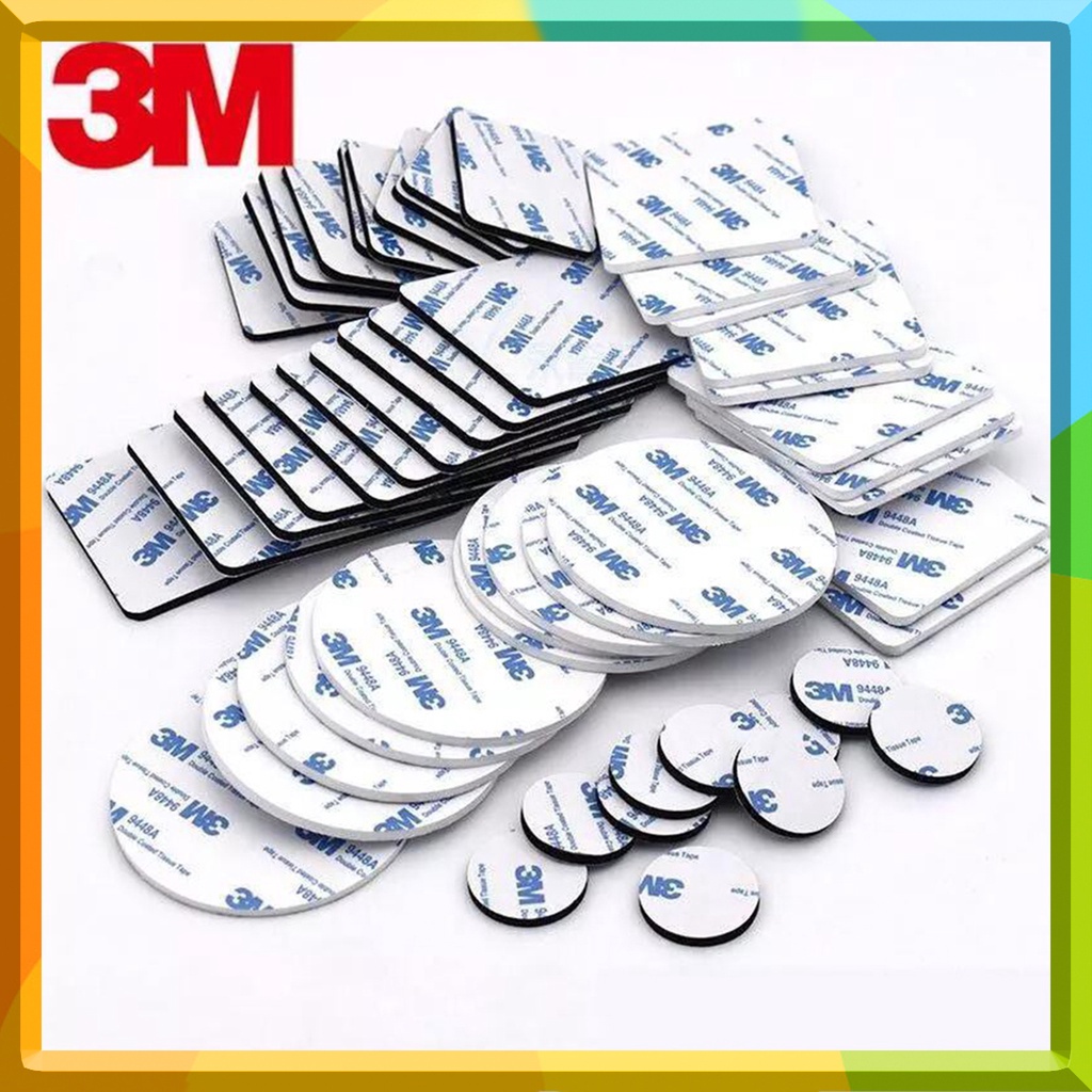 3M Double Sided Foam Tape - Strong Pad Mounting Adhesive Self Adhesive ...