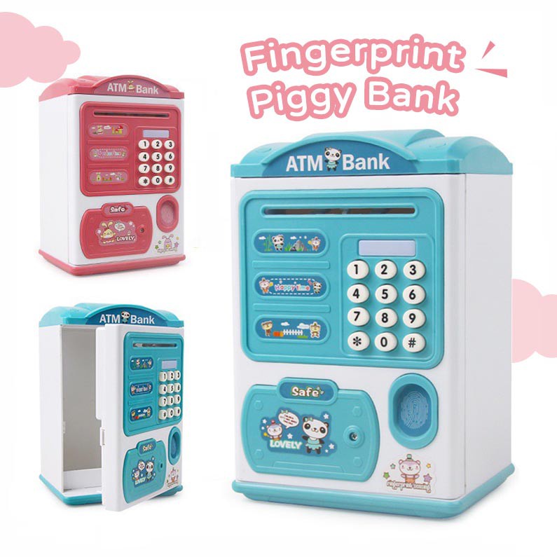 Intelligent Kids Fingerprint Souvenirs Banks House ATM Children's ...